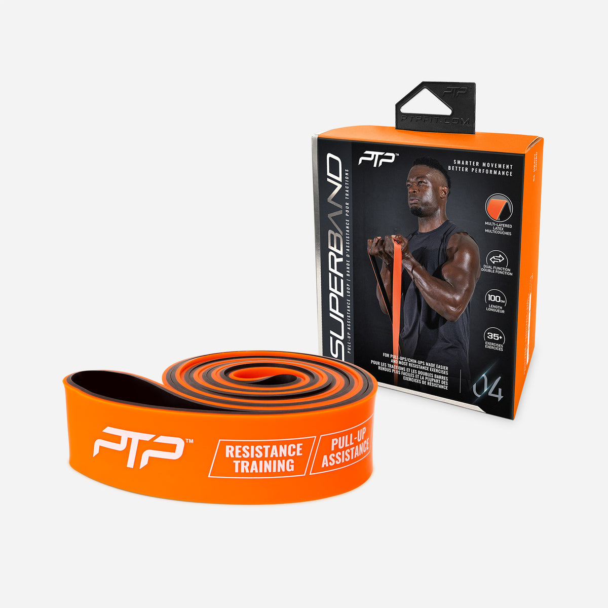 PTP SuperBand Dual Colour Heavy Resistance Band – PTP Fitness