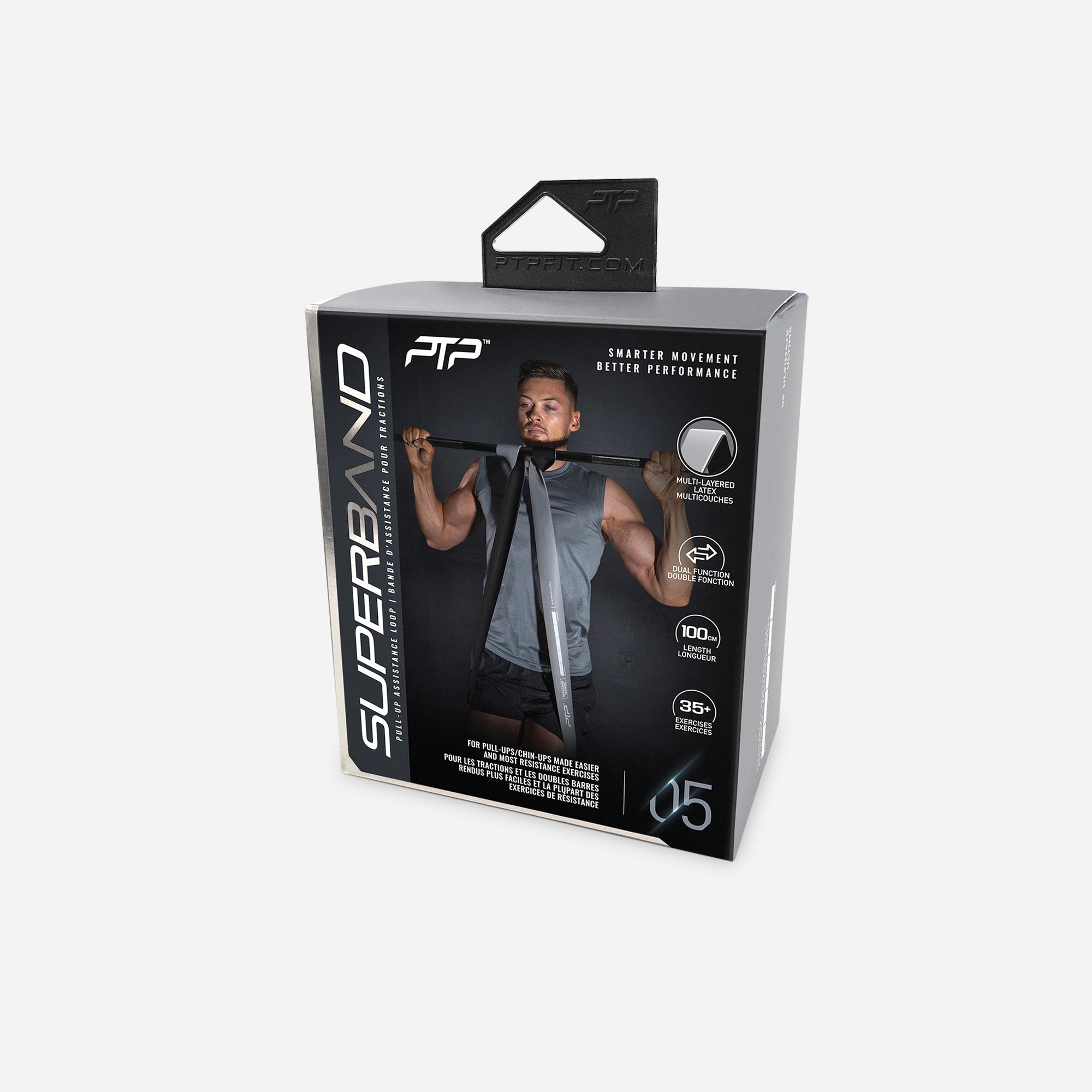 PTP SuperBand Dual Colour Resistance Band - PTP Fitness